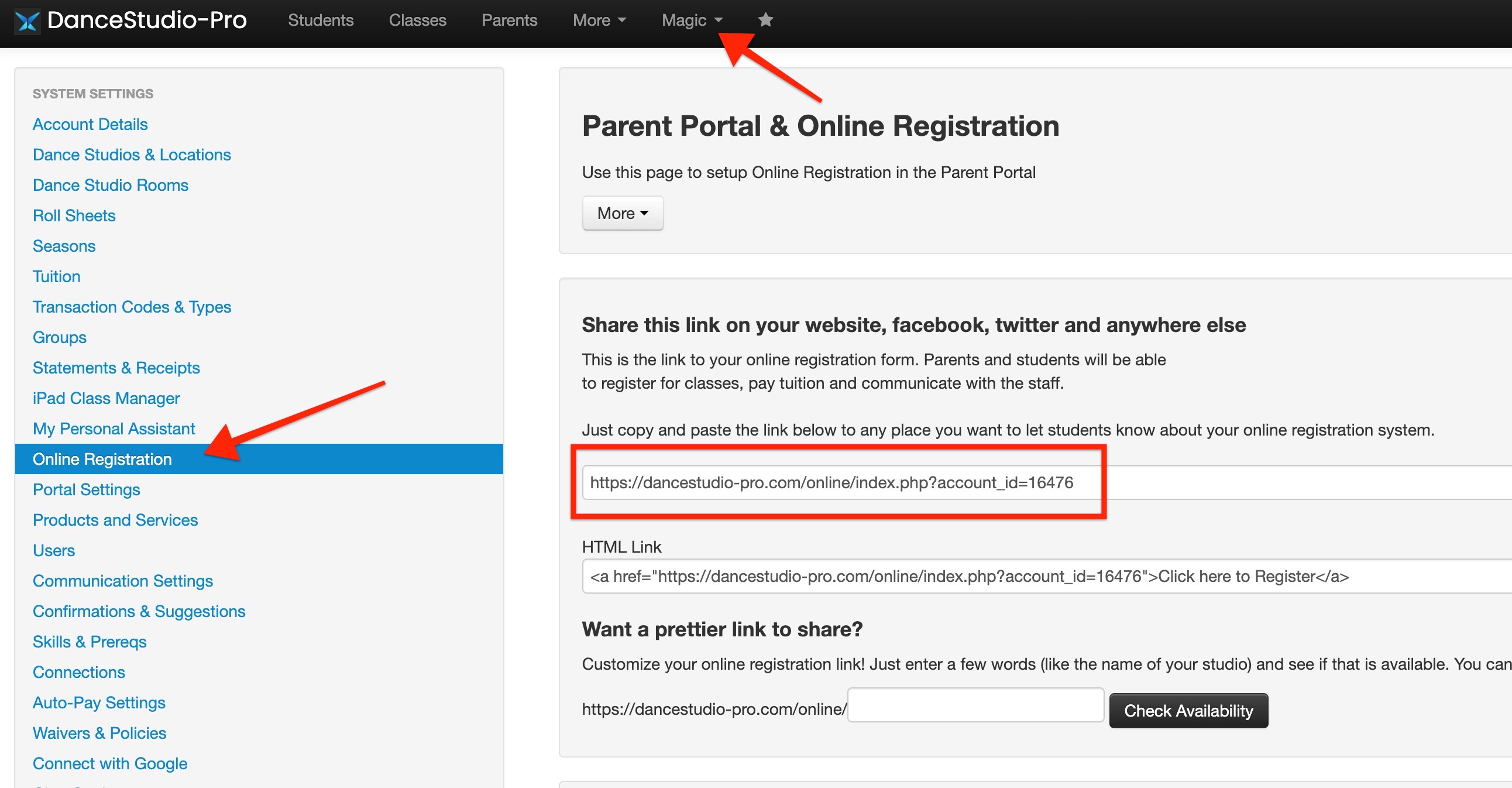 What is the Parent Portal? – Studio Pro