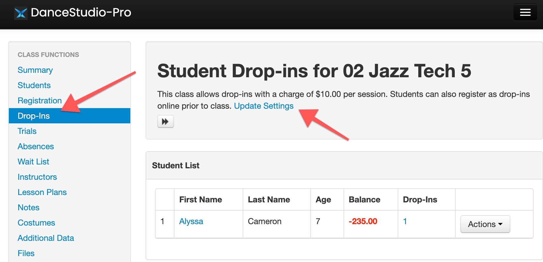 How do I set up online registration for drop-in classes? – Studio Pro