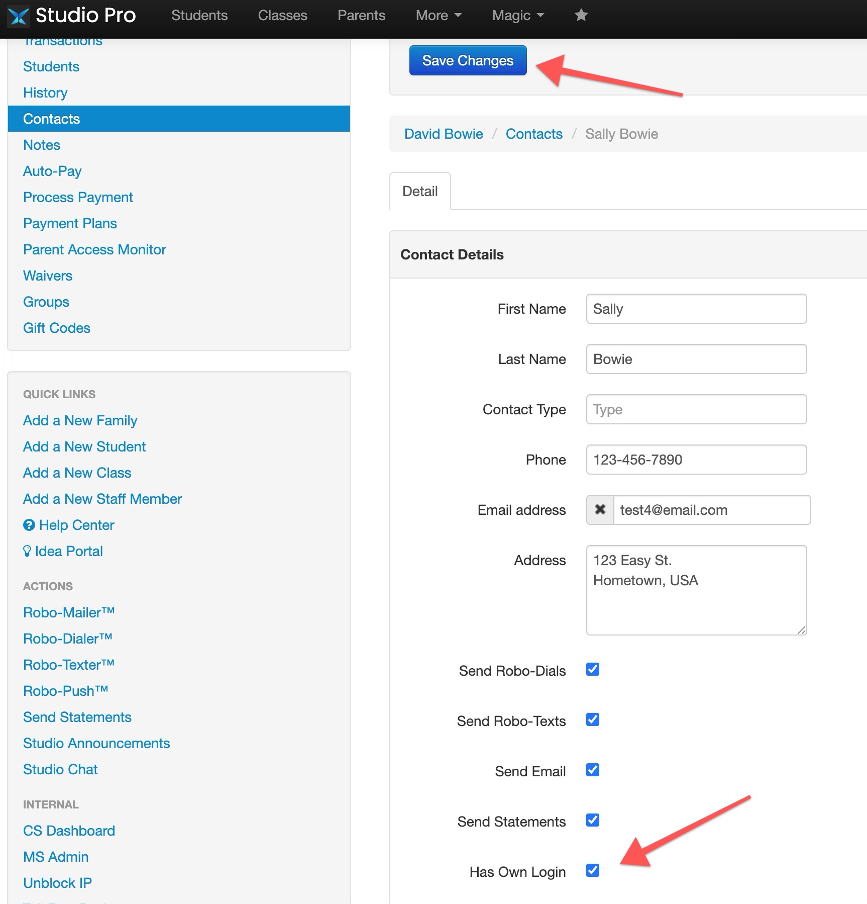 How to Add or Link Multiple Parents or Guardians to a Student – Studio Pro